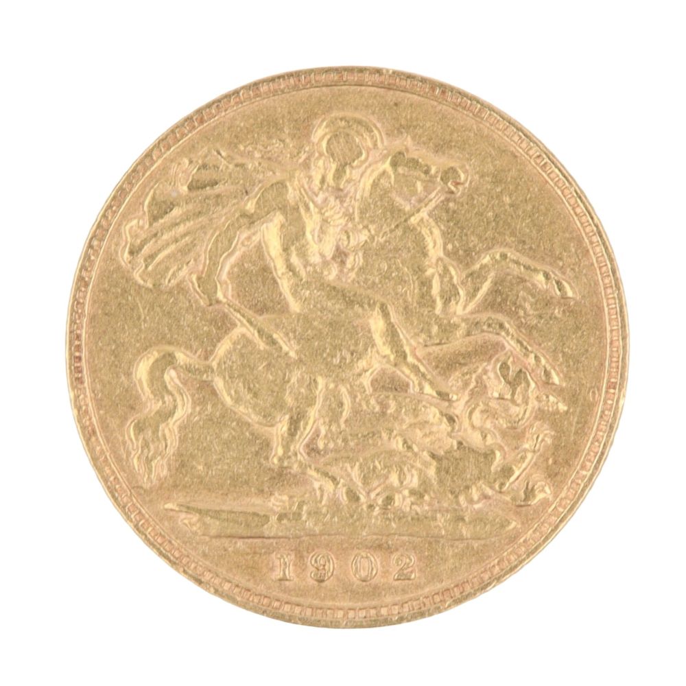 1902 Edward VII Half Sovereign Coin RAMS983358569004 | Ramsdens Jewellery