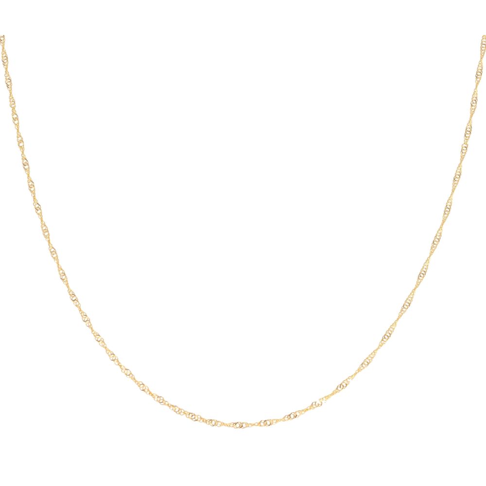 22ct Yellow Gold Ripple Chain 18" RAMS2450000106 | Ramsdens Jewellery