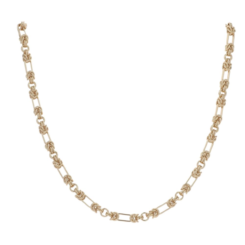 9ct Yellow Gold Fancy Chain 20" RAMS145328061002 | Ramsdens Jewellery