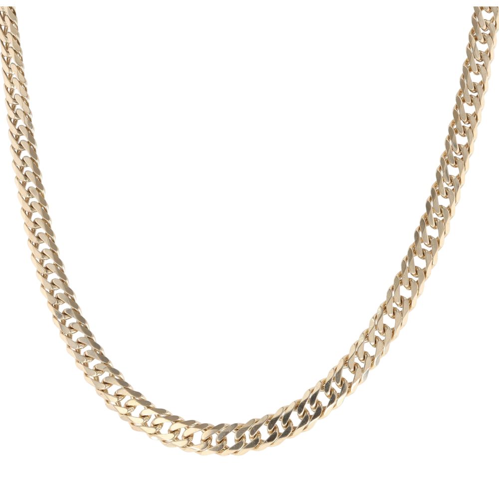 9ct Yellow Gold Double Curb Chain 18" RAMS202002612401 | Ramsdens Jewellery