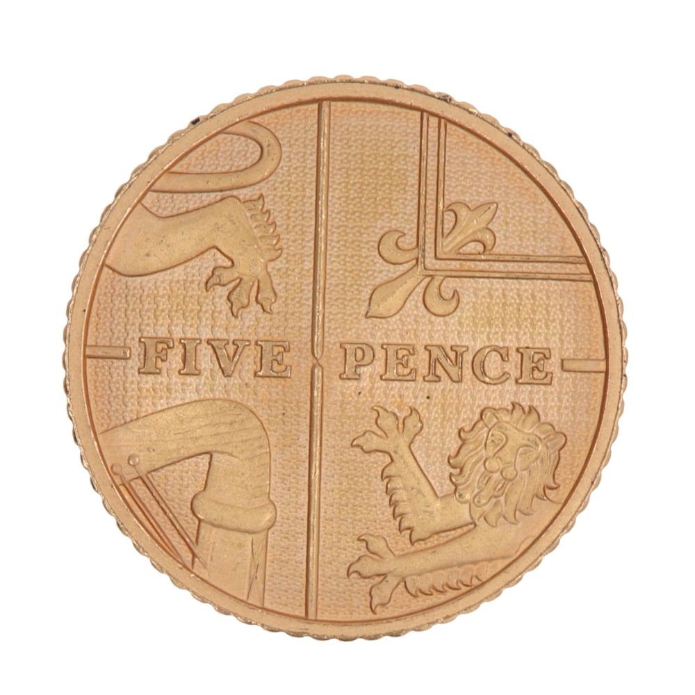 2015 Elizabeth II Five Pence Coin RAMS796368370006 | Ramsdens Jewellery