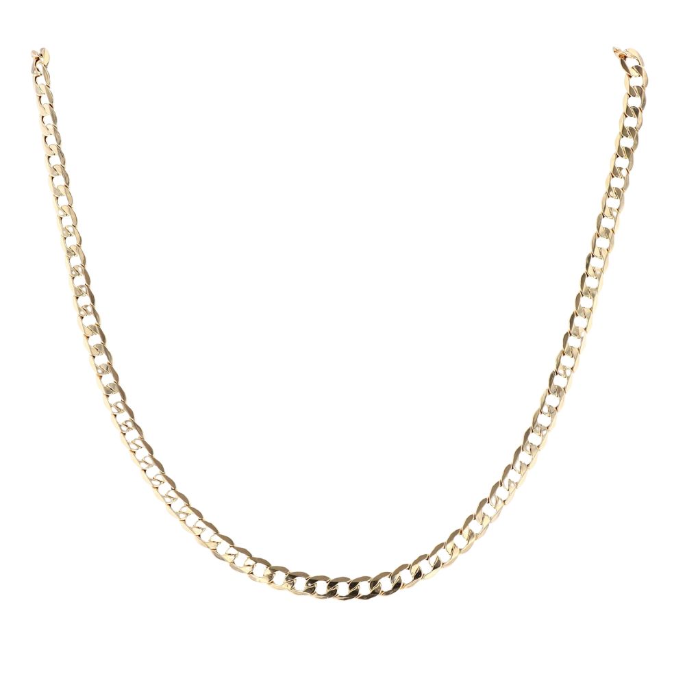 9ct Yellow Gold 22" Curb Chain RAMS3190000015 | Ramsdens Jewellery