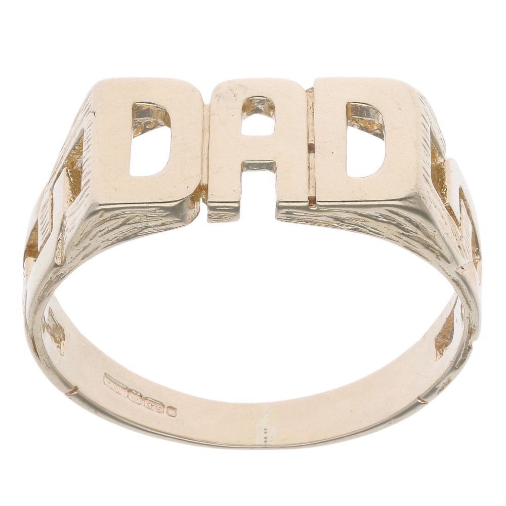 9ct Yellow Gold Dad Ring RAMS983342904003 | Ramsdens Jewellery