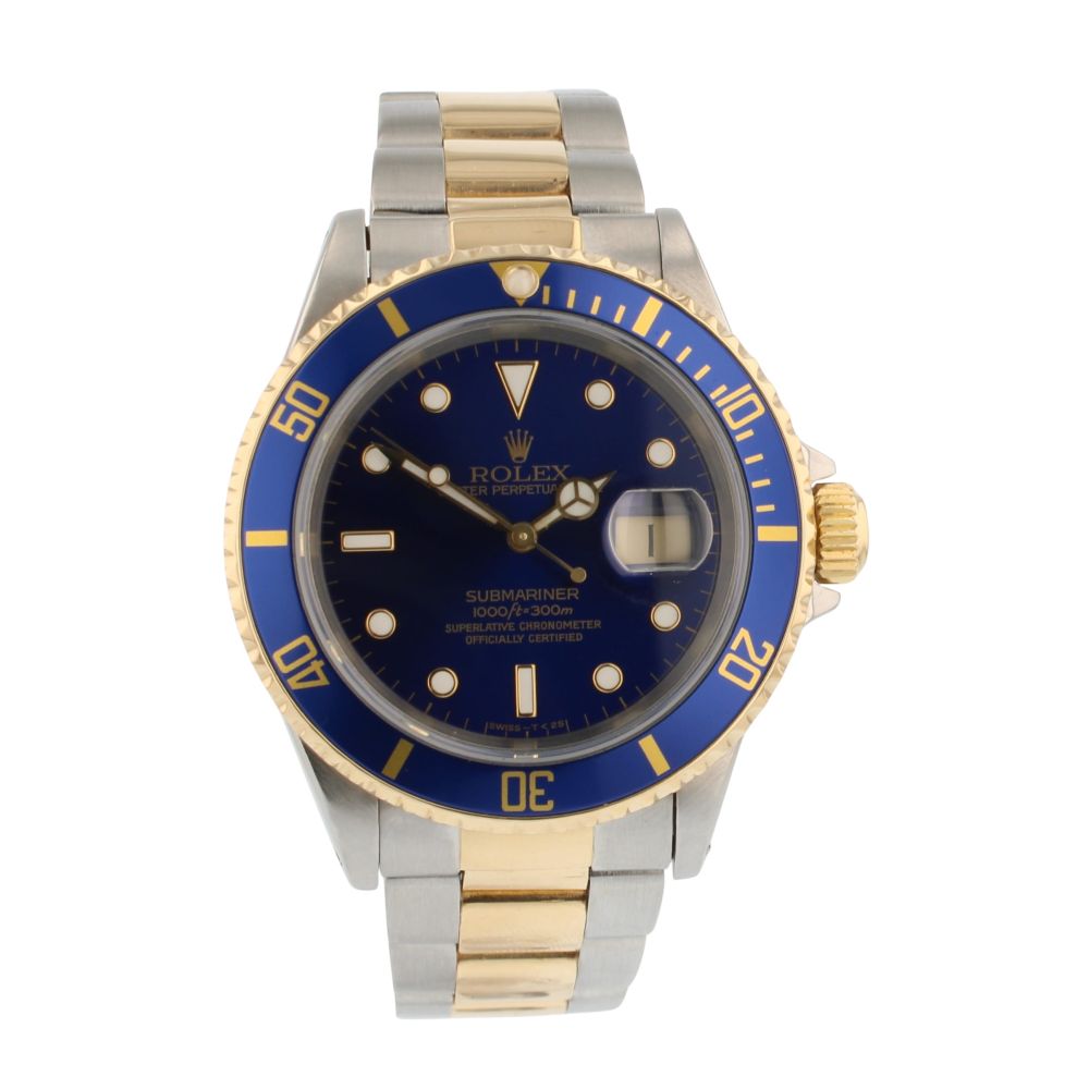 Rolex Submariner 'Bluesy' Pre Owned Watch Ref 16613 | Ramsdens Jewellery