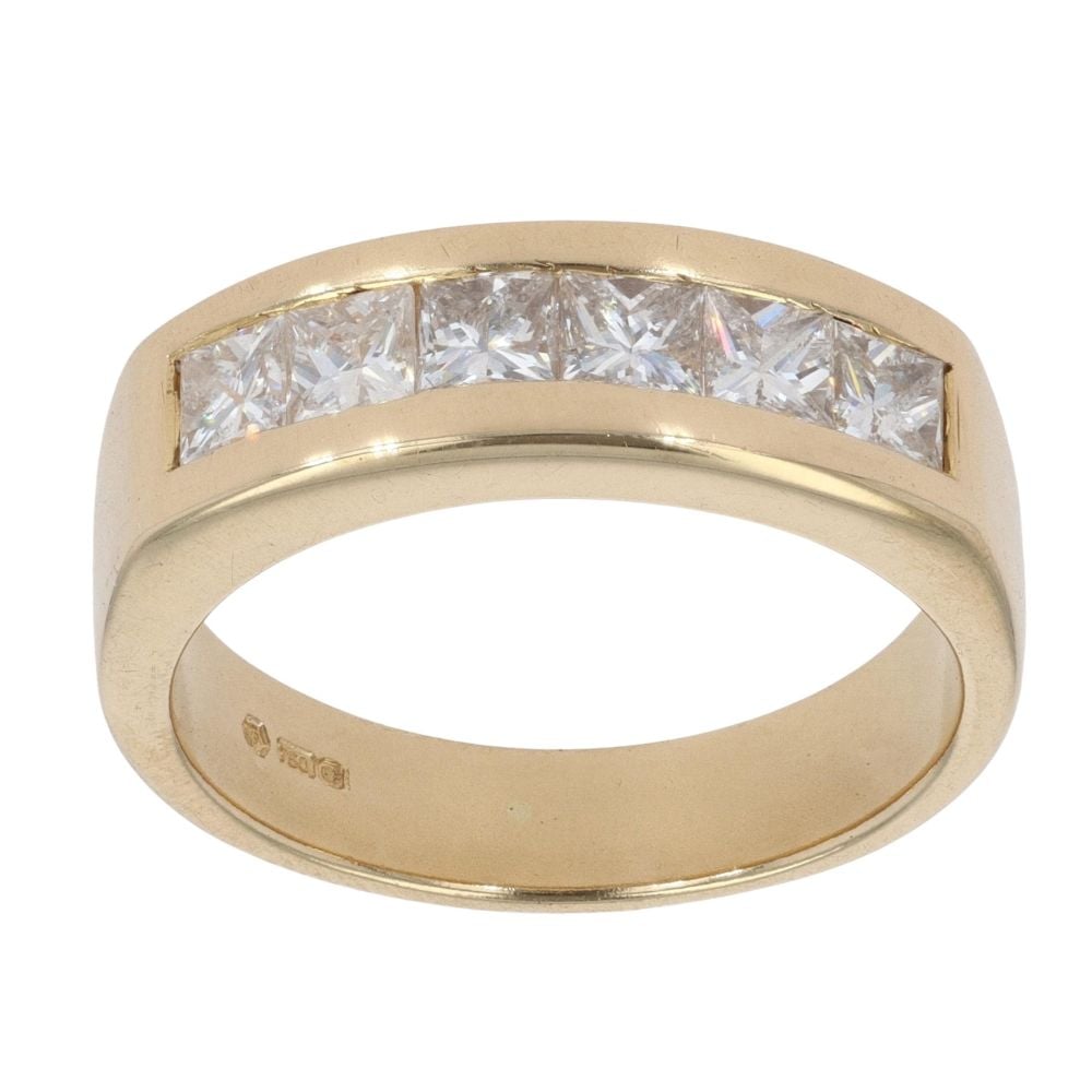 18ct Yellow Gold 1.00ct Diamond Eternity Ring RAMS984343272009 ...