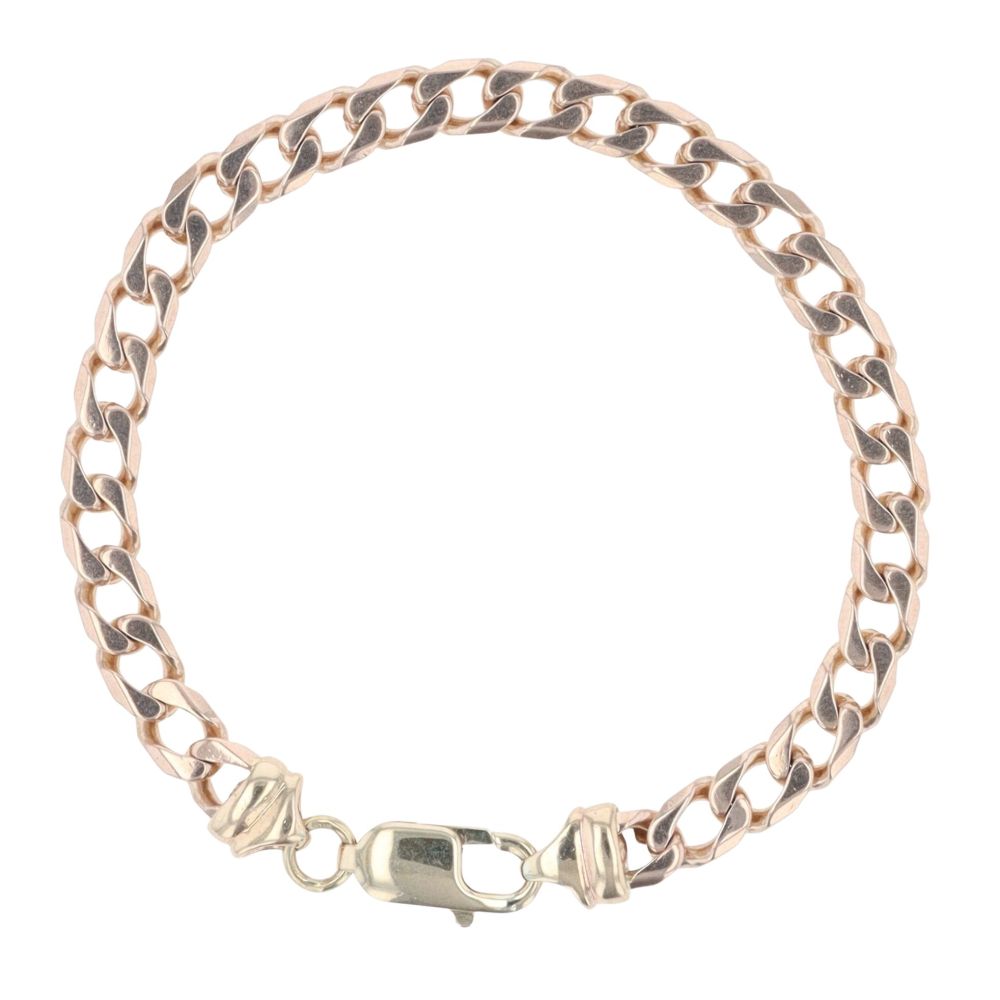9ct Yellow Gold Curb Bracelet 7.5" RAMS161346011001 | Ramsdens Jewellery
