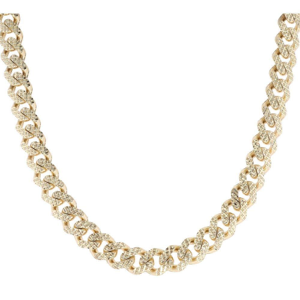 14ct Yellow Gold Monaco Curb Classic Flex Chain 22" RAMS3830002352 ...