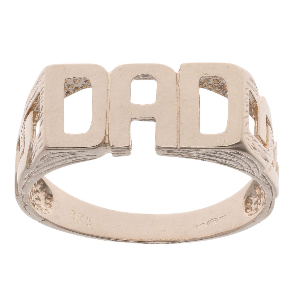 9ct Yellow Gold Dad Ring RAMS946349881007 | Ramsdens Jewellery