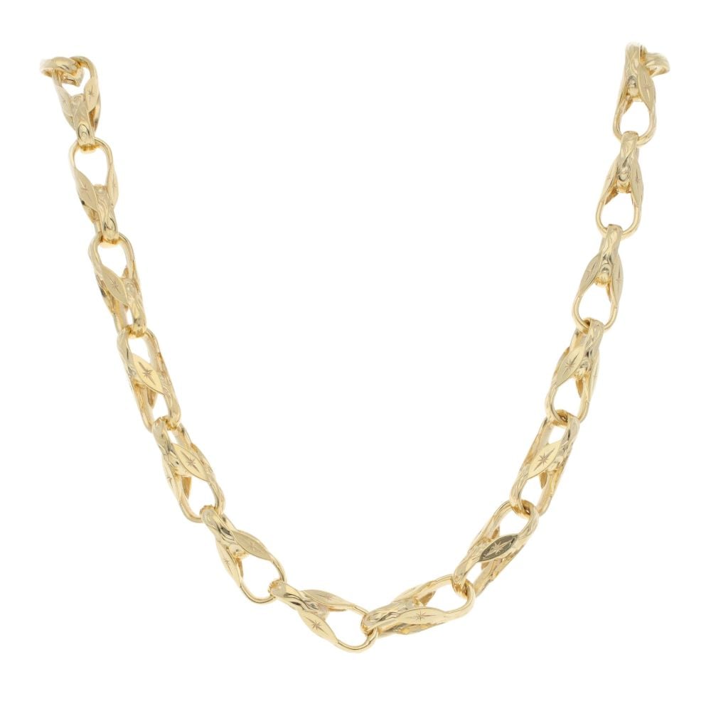 9ct Yellow Gold Tulip Chain RAMSJBB362A | Ramsdens Jewellery