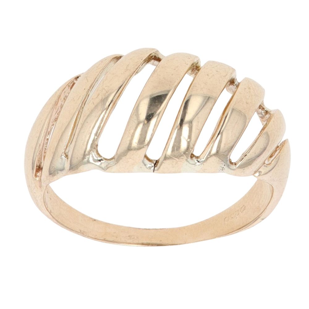 14ct Yellow Gold Open Work Fancy Ring RAMS664355009003 | Ramsdens Jewellery