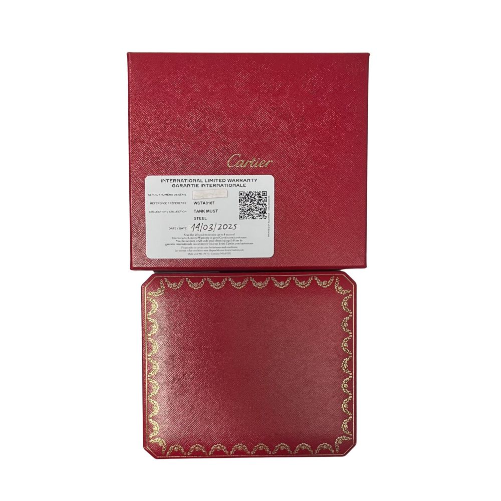 Cartier Tank Must Pre Owned Watch Ref 4322 | Ramsdens Jewellery