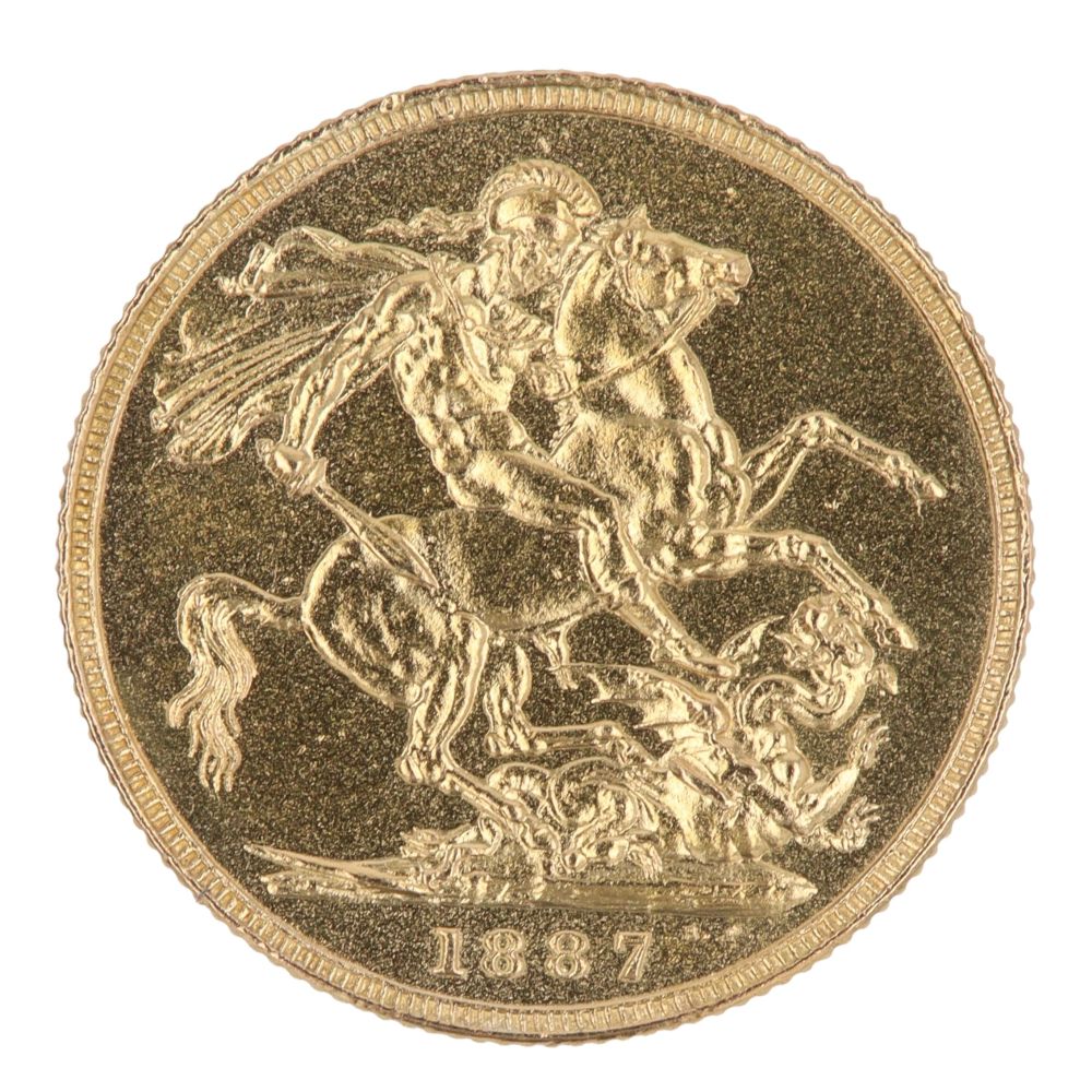 1887 Victoria Full Sovereign Coin RAMS945377870009 | Ramsdens Jewellery