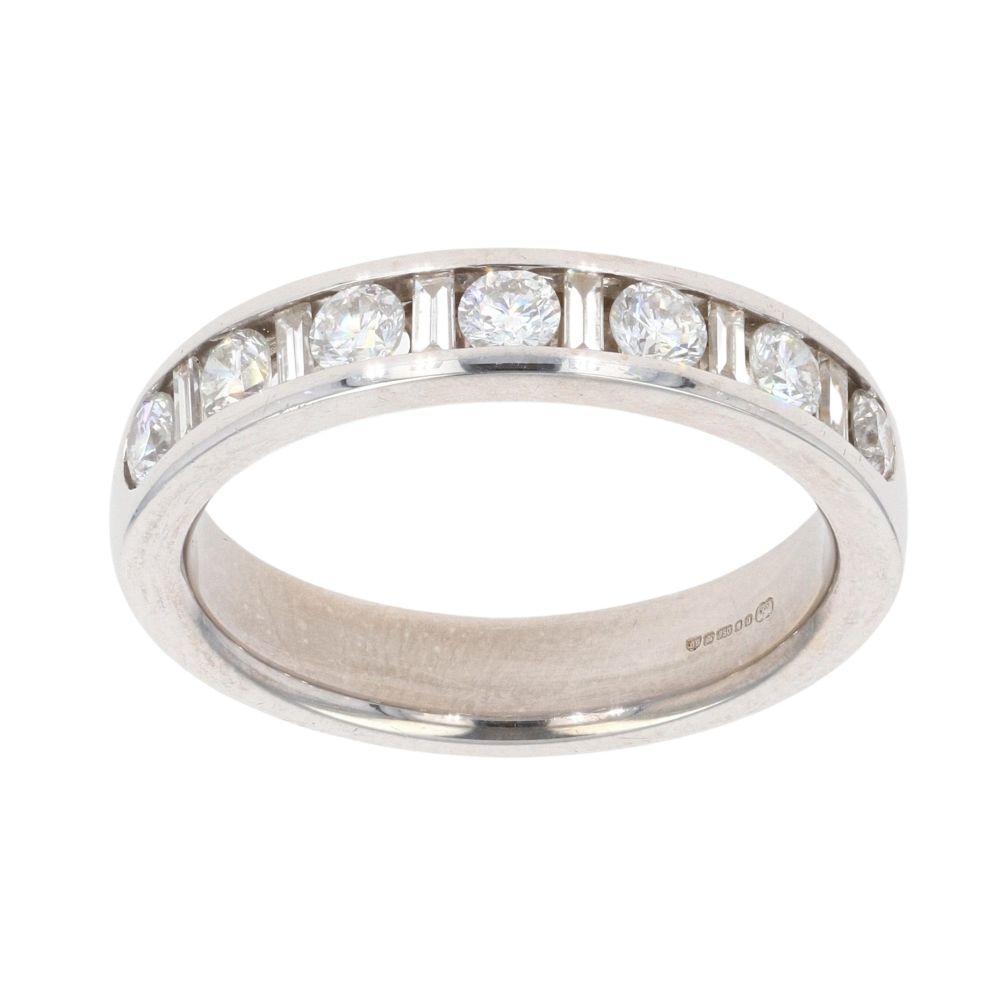 18ct Yellow Gold 0.65ct Diamond Half Eternity Ring | Ramsdens Jewellery