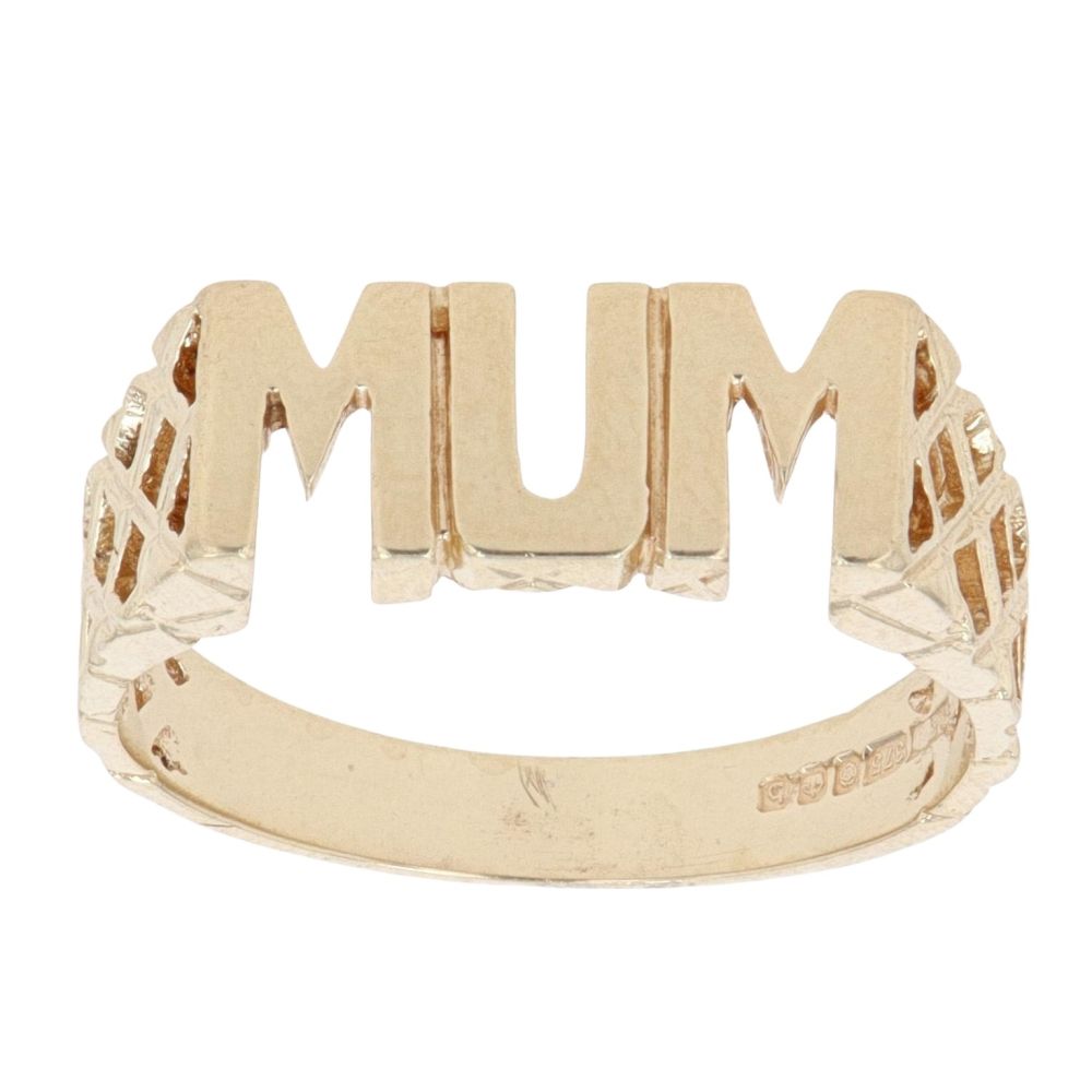 9ct Yellow Gold Mum Ring RAMS182360168001 | Ramsdens Jewellery