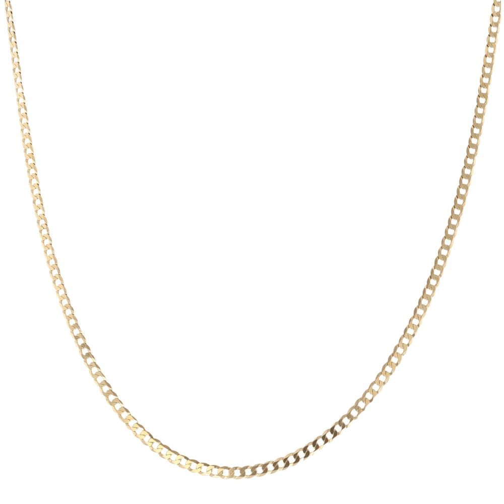 9ct Yellow Gold Curb Chain 20" RAMS776353565005 | Ramsdens Jewellery