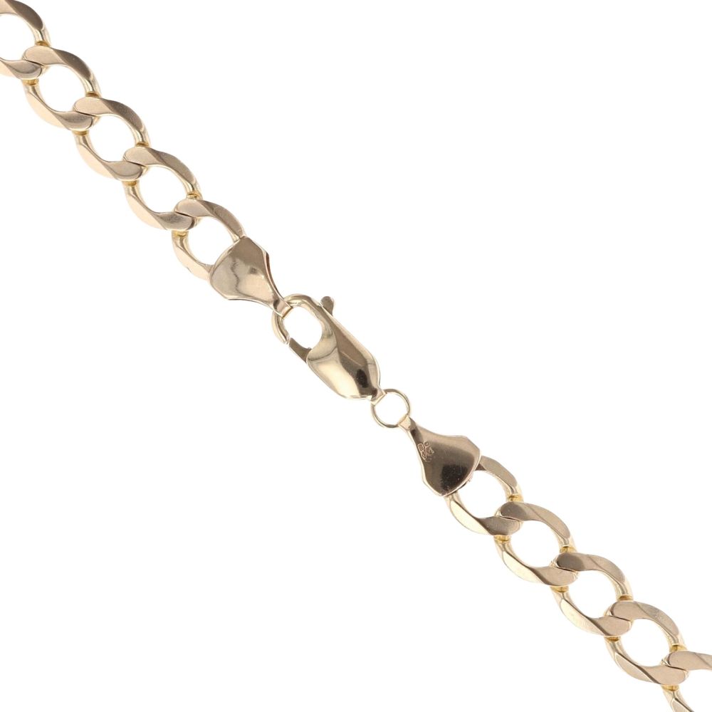 9ct Yellow Gold Curb Chain 20" RAMS161378360003 | Ramsdens Jewellery