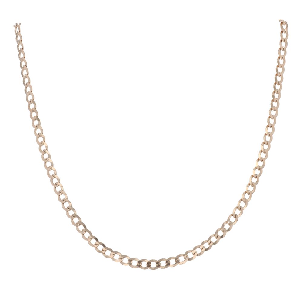9ct Yellow Gold Curb Chain 18" RAMS673328573003 | Ramsdens Jewellery