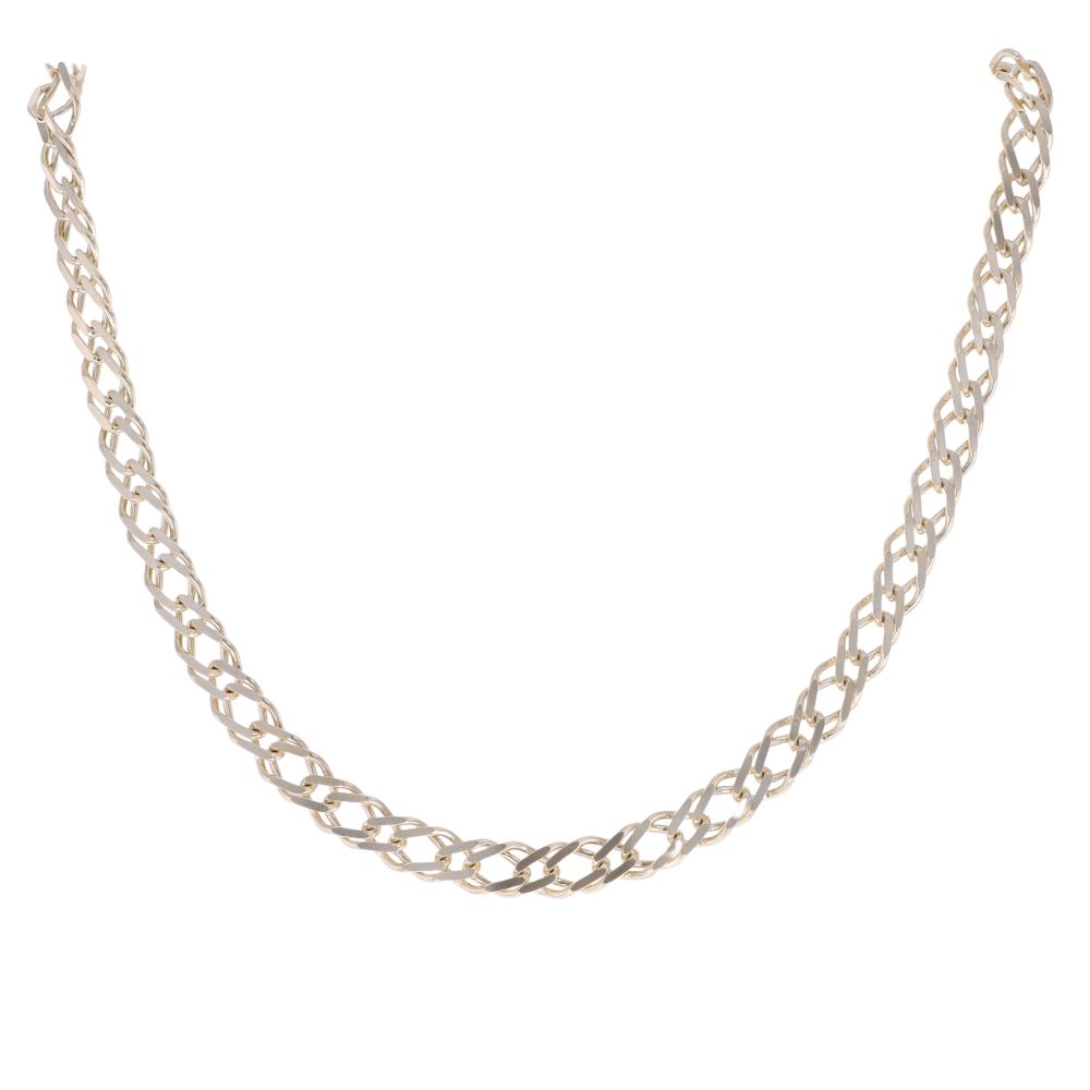 9ct Yellow Gold Double Curb Chain 20" RAMS752329646002 | Ramsdens Jewellery