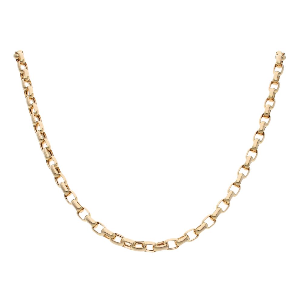 9ct Yellow Gold Belcher Chain 26" RAMS941353710028 | Ramsdens Jewellery