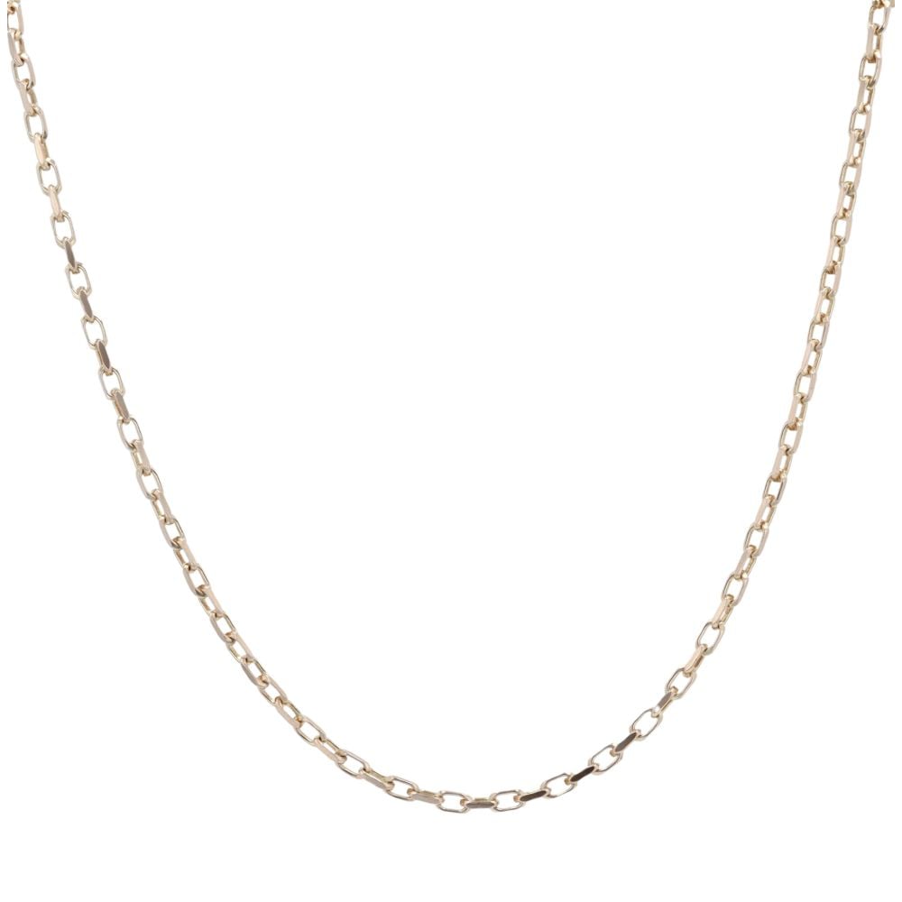 9ct Yellow Gold Belcher Chain 20" RAMS987335723001 | Ramsdens Jewellery