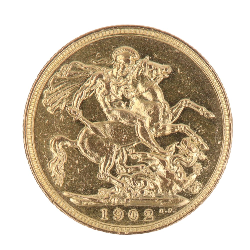 1902 Edward VII Full Sovereign Coin RAMS209702411101 | Ramsdens Jewellery