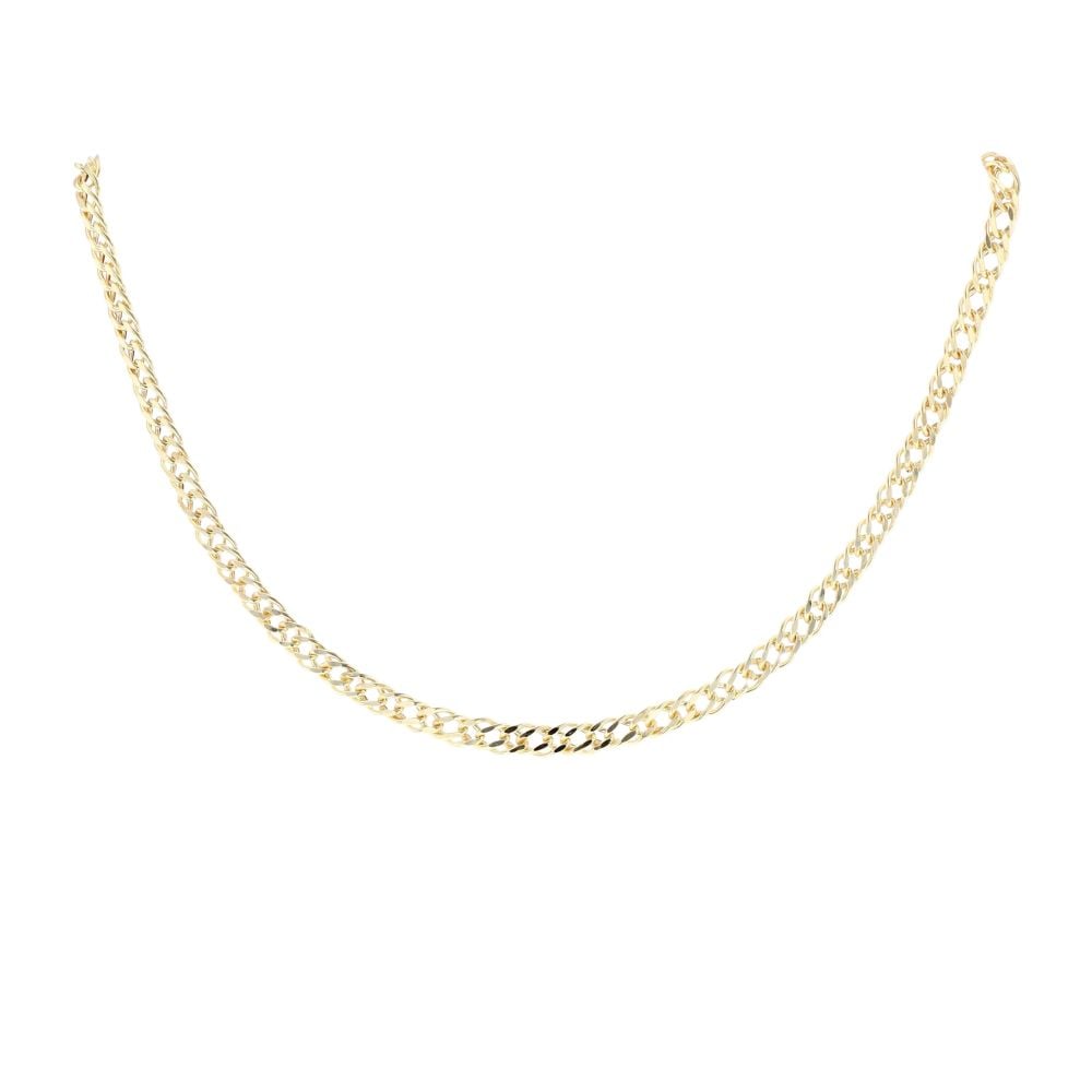 9ct Yellow Gold Double 22" Curb Chain RAMS3190000004 | Ramsdens Jewellery
