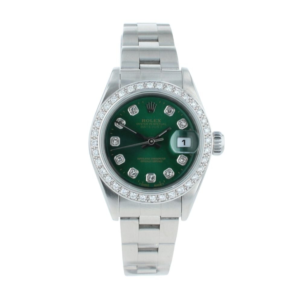 Rolex Custom Oyster Perpetual Date Pre Owned Watch Ref 79160 | Ramsdens ...