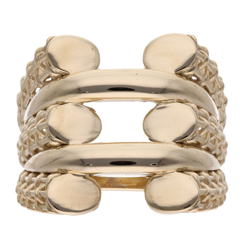 14ct Yellow Gold Torque Style Ring RAMS7830000603 | Ramsdens Jewellery