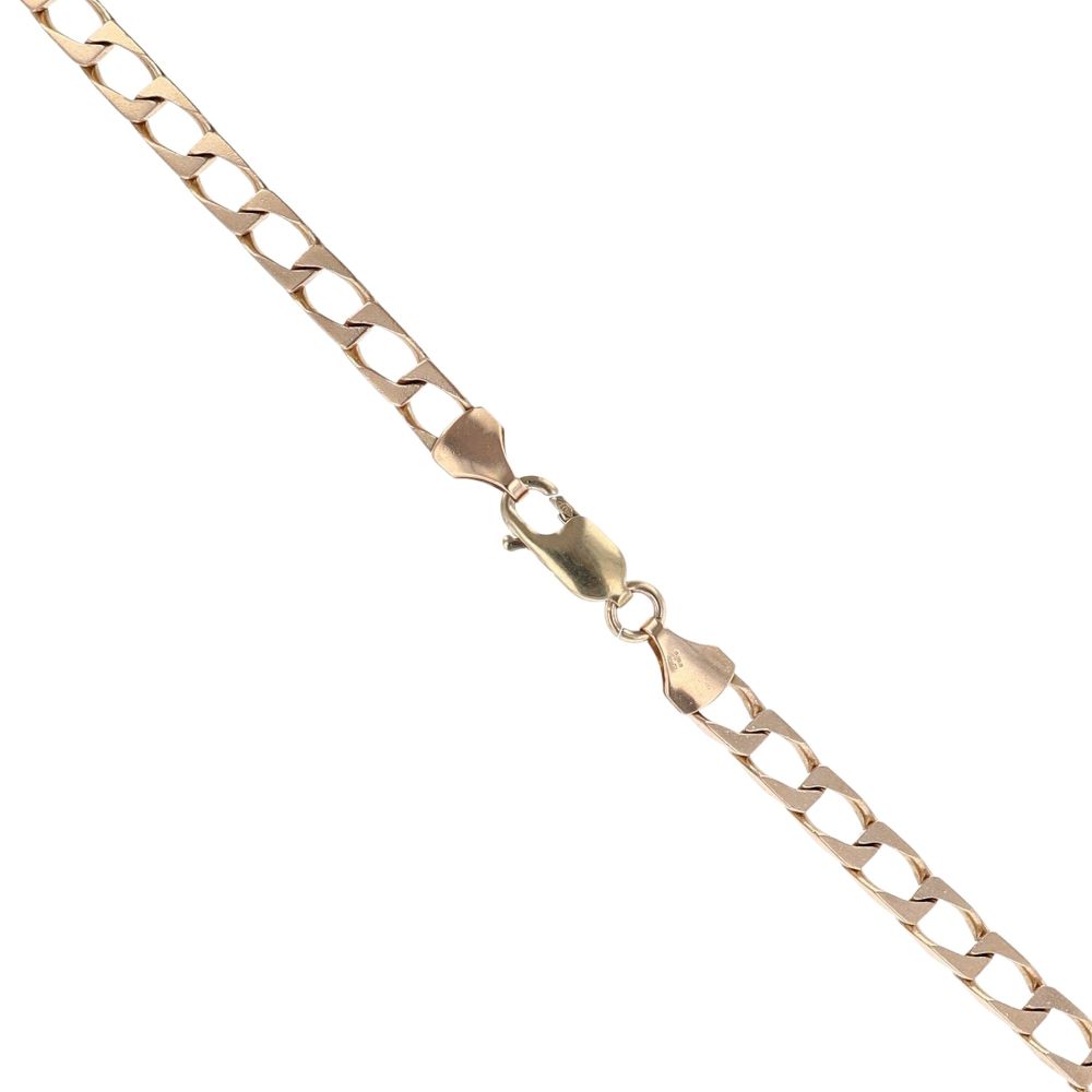9ct Yellow Gold Square Curb Chain 20" RAMS206002244101 | Ramsdens Jewellery
