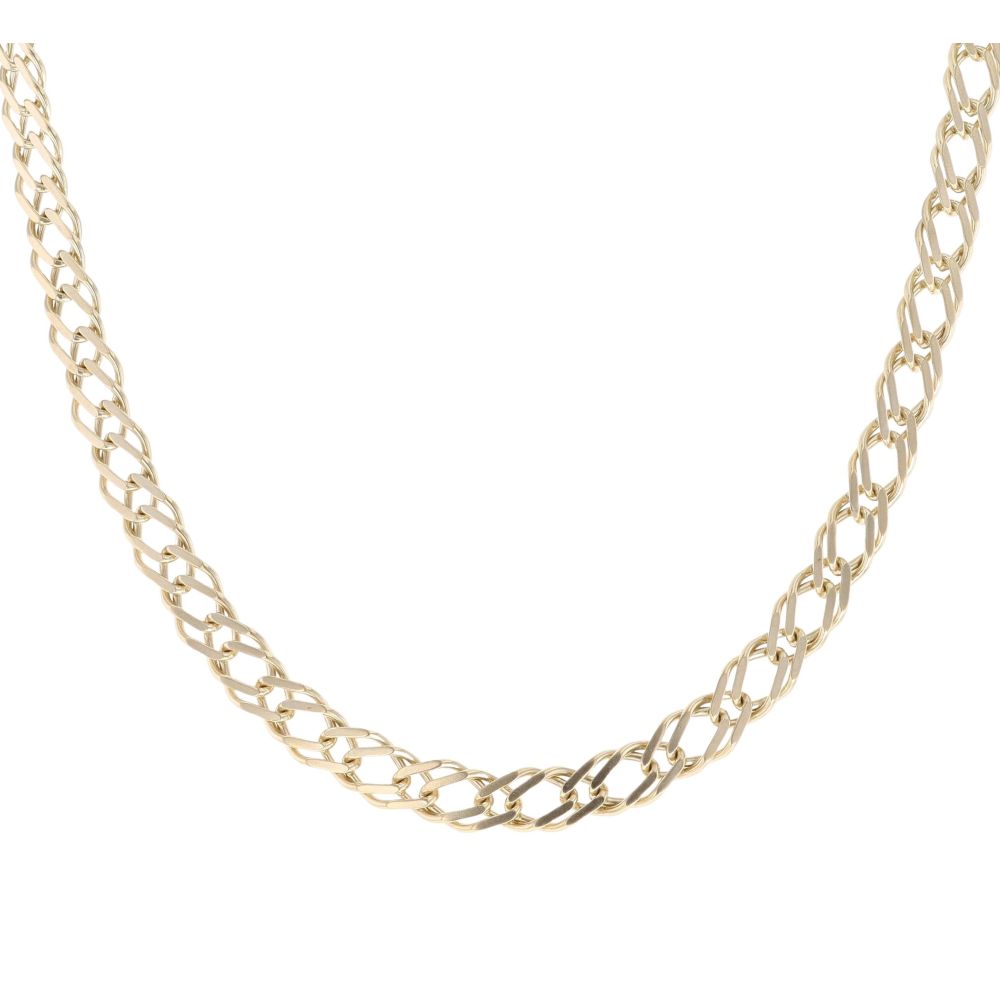 9ct Yellow Gold Double Curb Chain 30" RAMS963331856003 | Ramsdens Jewellery