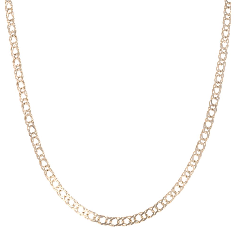 9ct Yellow Gold Double Curb Chain 24" RAMS963358114002 | Ramsdens Jewellery