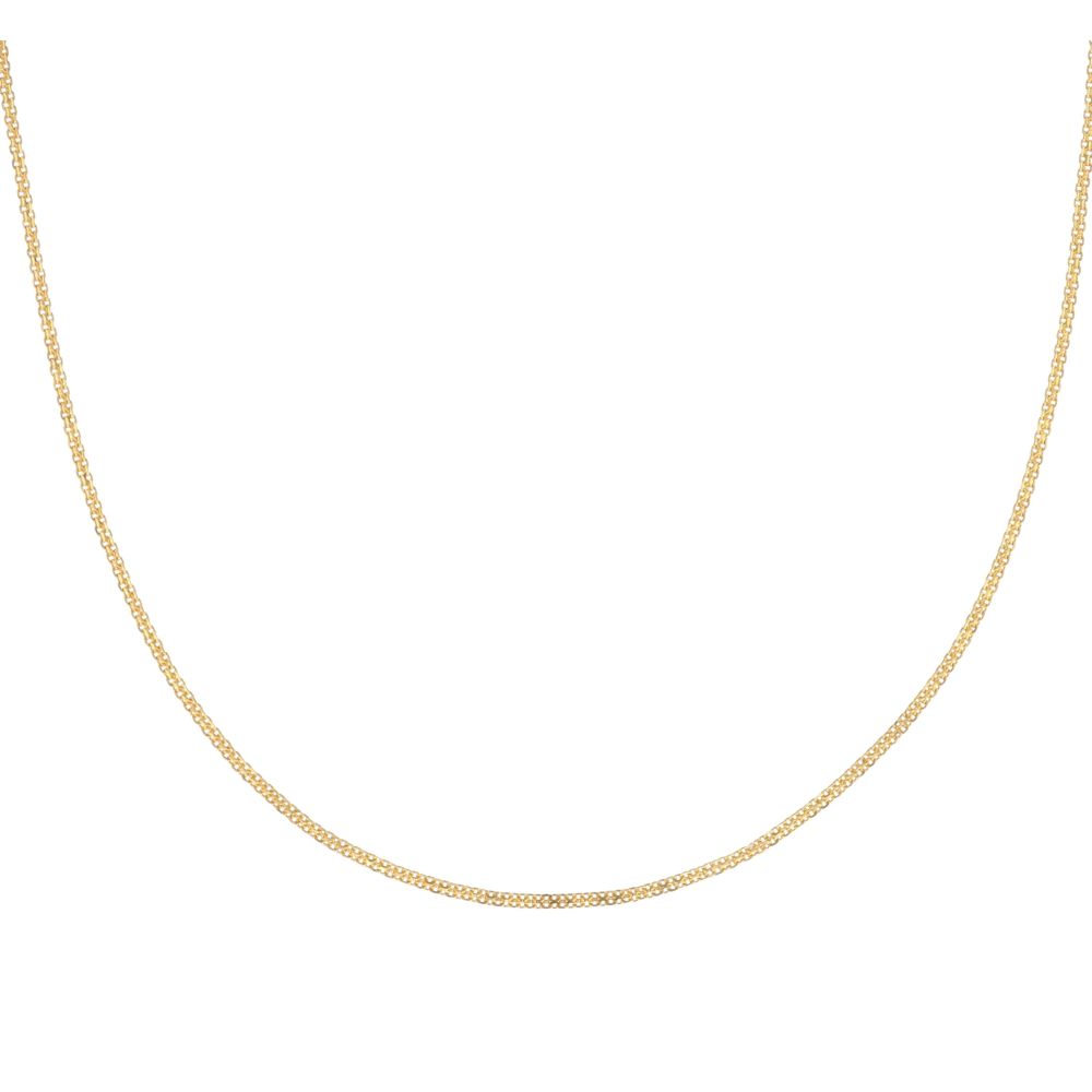 22ct Yellow Gold Flat Milan Chain 16" RAMS2450000107 | Ramsdens Jewellery