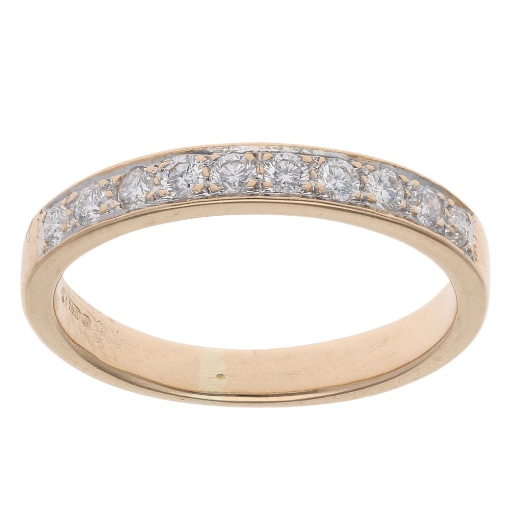 18ct Yellow Gold 0.20ct Diamond Eternity Ring RAMS450348121007 ...