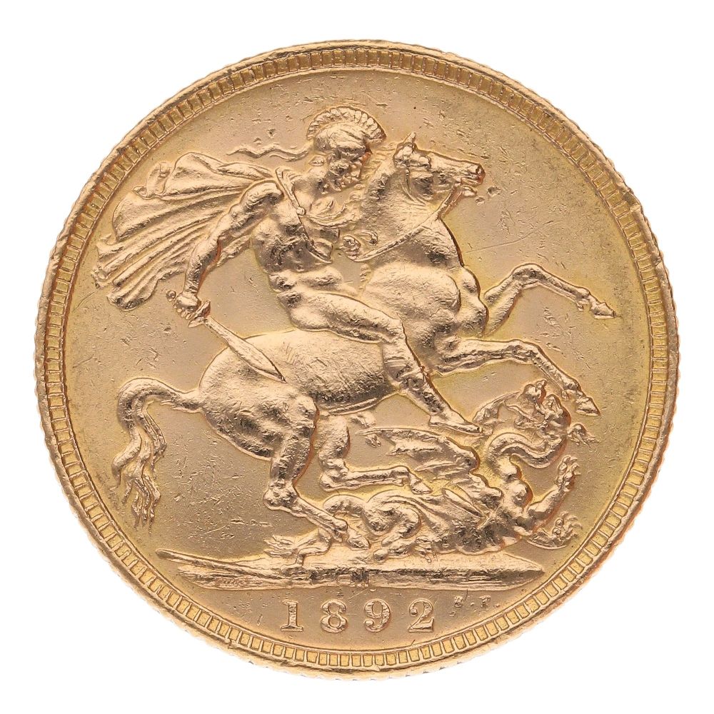1892 Victoria Full Sovereign Coin RAMS684374290008 | Ramsdens Jewellery
