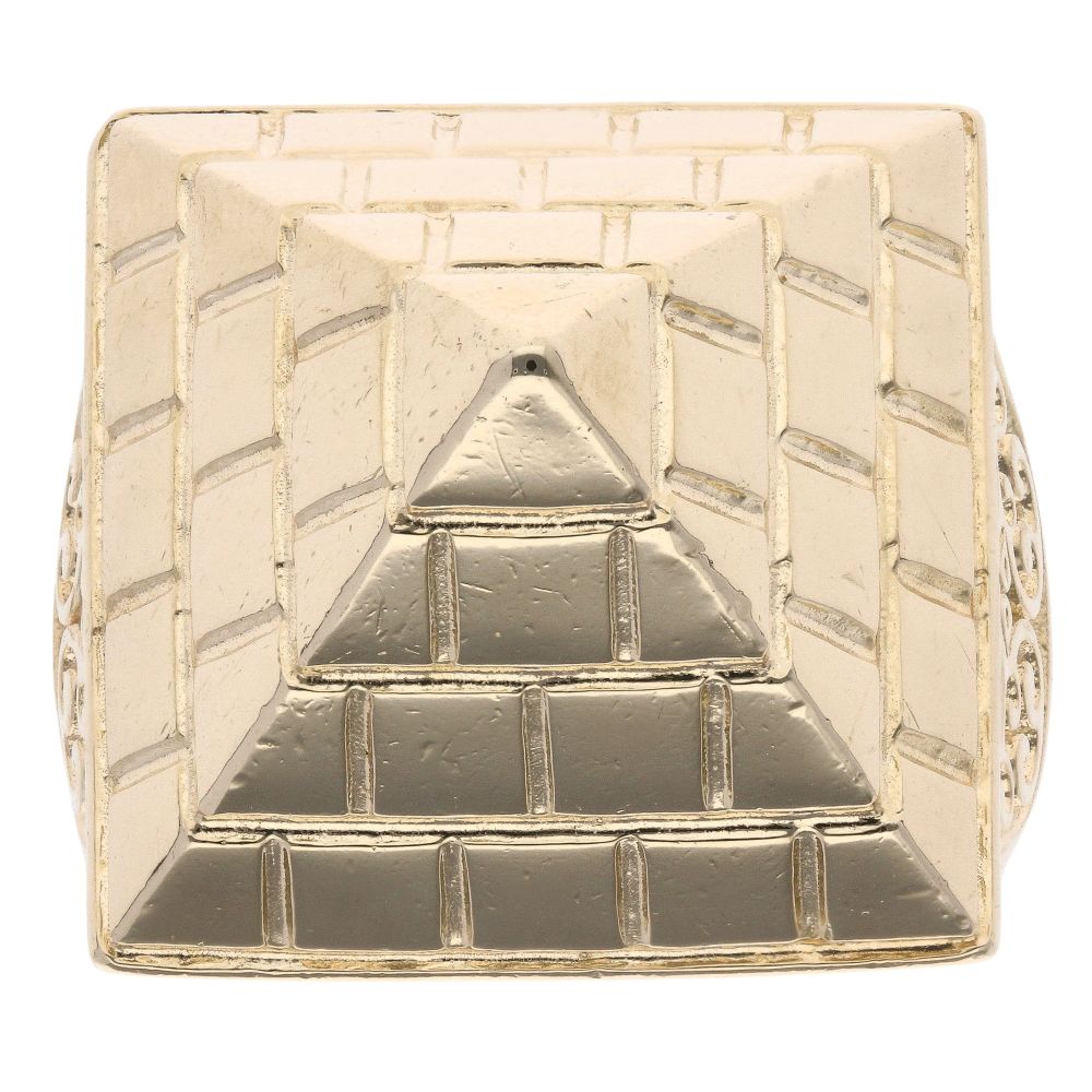 9ct Yellow Gold Pyramid Ring RAMS640336562001 | Ramsdens Jewellery