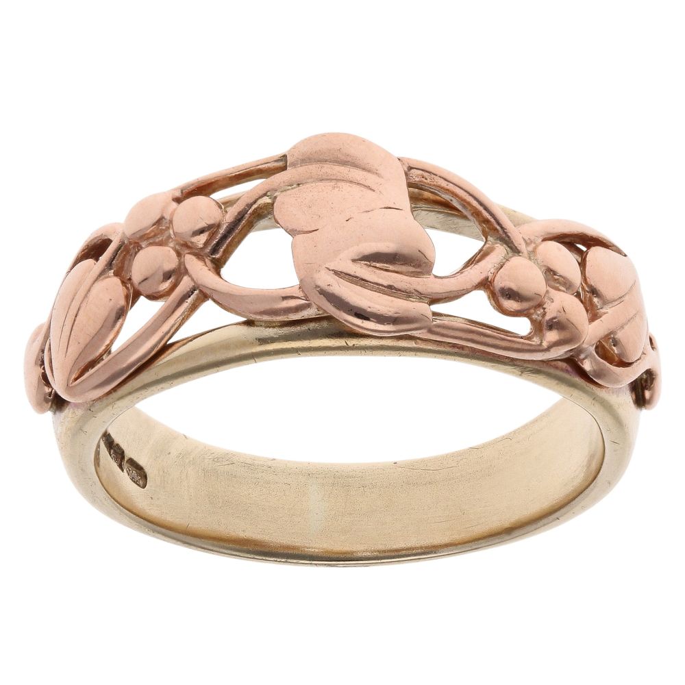 9ct Yellow and Rose Gold Clogau Tree Of Life Ring RAMS208700913102 ...