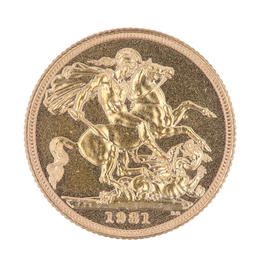 1981 Elizabeth II Full Sovereign Coin RAMS760375973012 | Ramsdens Jewellery