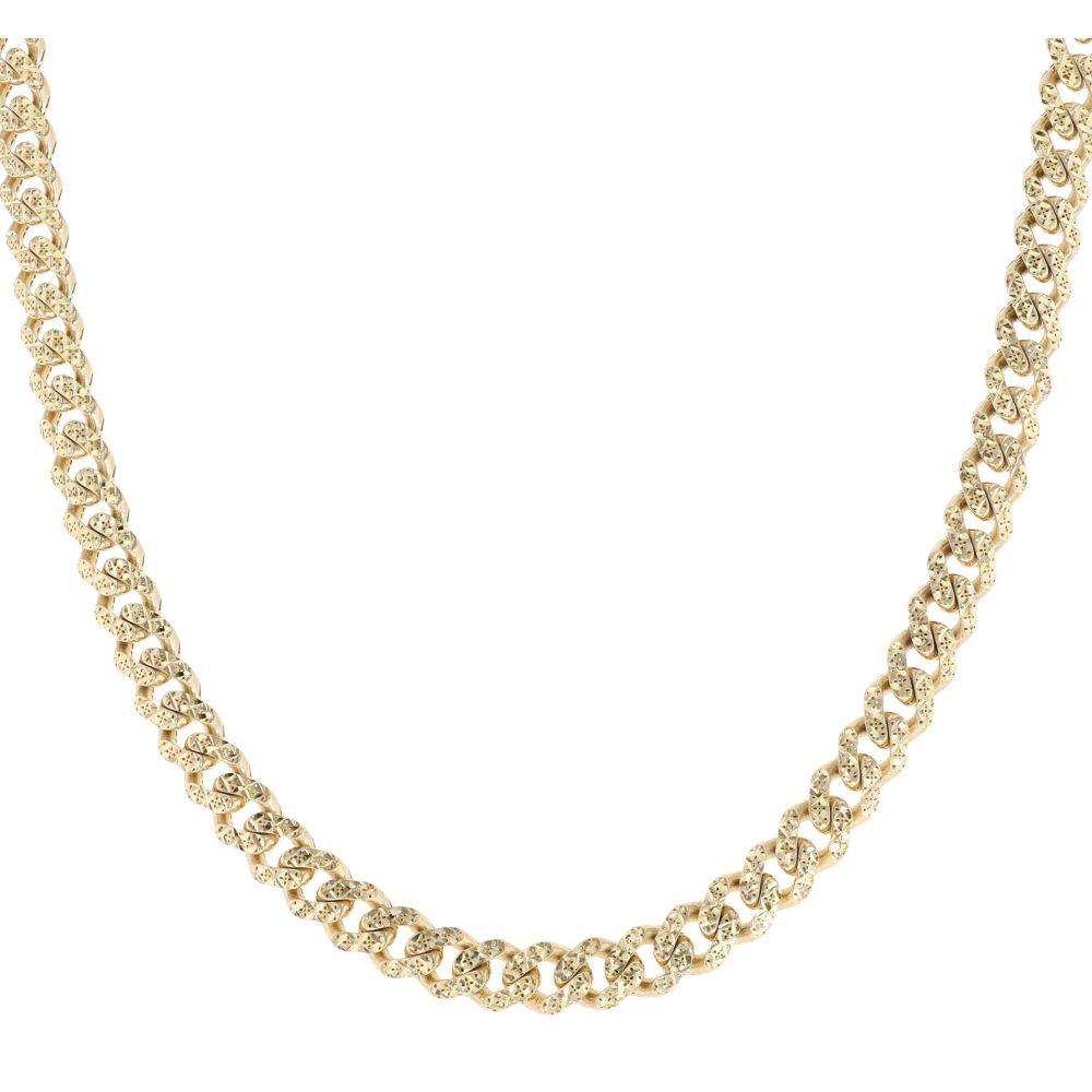 14ct Yellow Gold Monaco Curb Classic Flex Chain 18" RAMS3830002353 ...