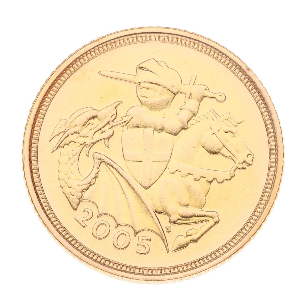 2005 Elizabeth II Half Sovereign Coin RAMS136377754002 | Ramsdens Jewellery