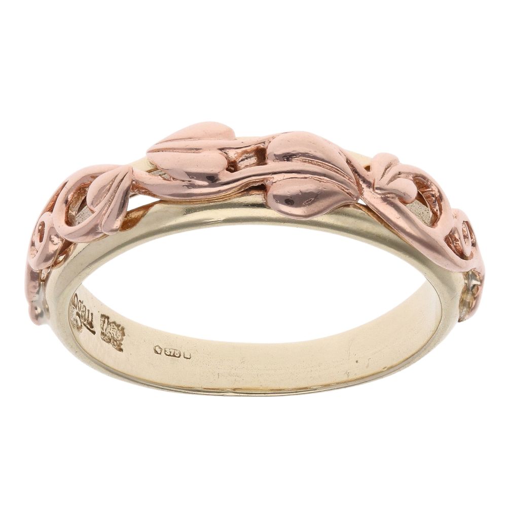 9ct Yellow And Rose Gold Tree Of Life Clogau Ring RAMS820347688015 | Ramsdens Jewellery