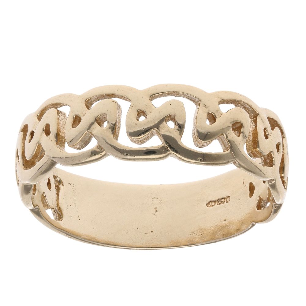 9ct Yellow Gold Fancy Cut-Out Ring RAMS553350037001 | Ramsdens Jewellery