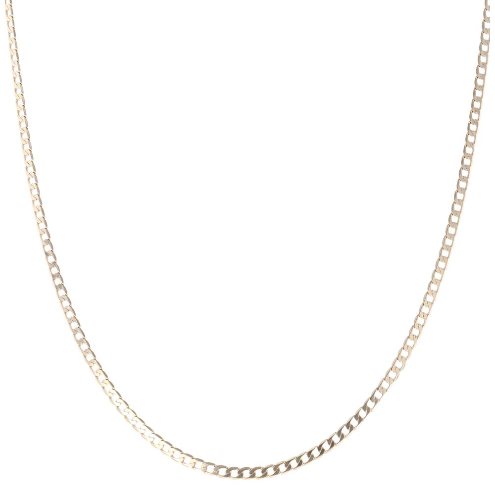 9ct Yellow Gold Curb Chain 22" RAMS144356580001 | Ramsdens Jewellery