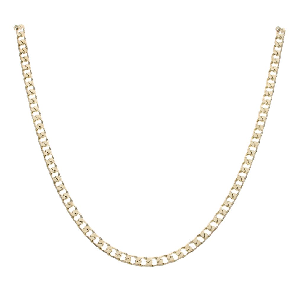 9ct Yellow Gold Curb Chain 24" RAMS765340803001 | Ramsdens Jewellery