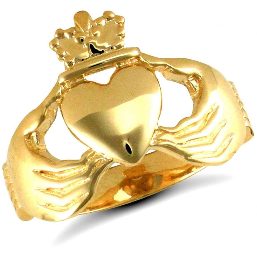 9ct Yellow Gold Claddagh Ring RAMSJRN104 | Ramsdens Jewellery