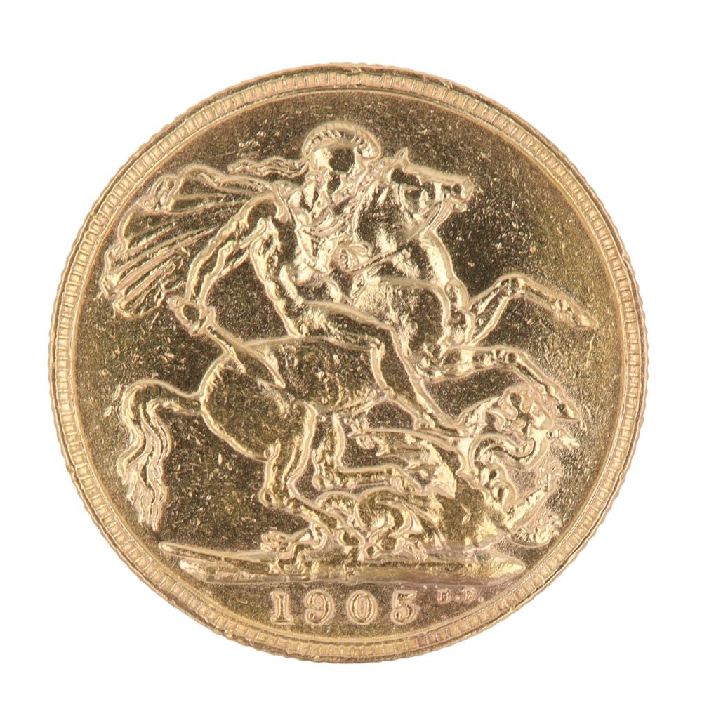 1905 Edward VII Full Sovereign Coin RAMS866370853001 | Ramsdens Jewellery