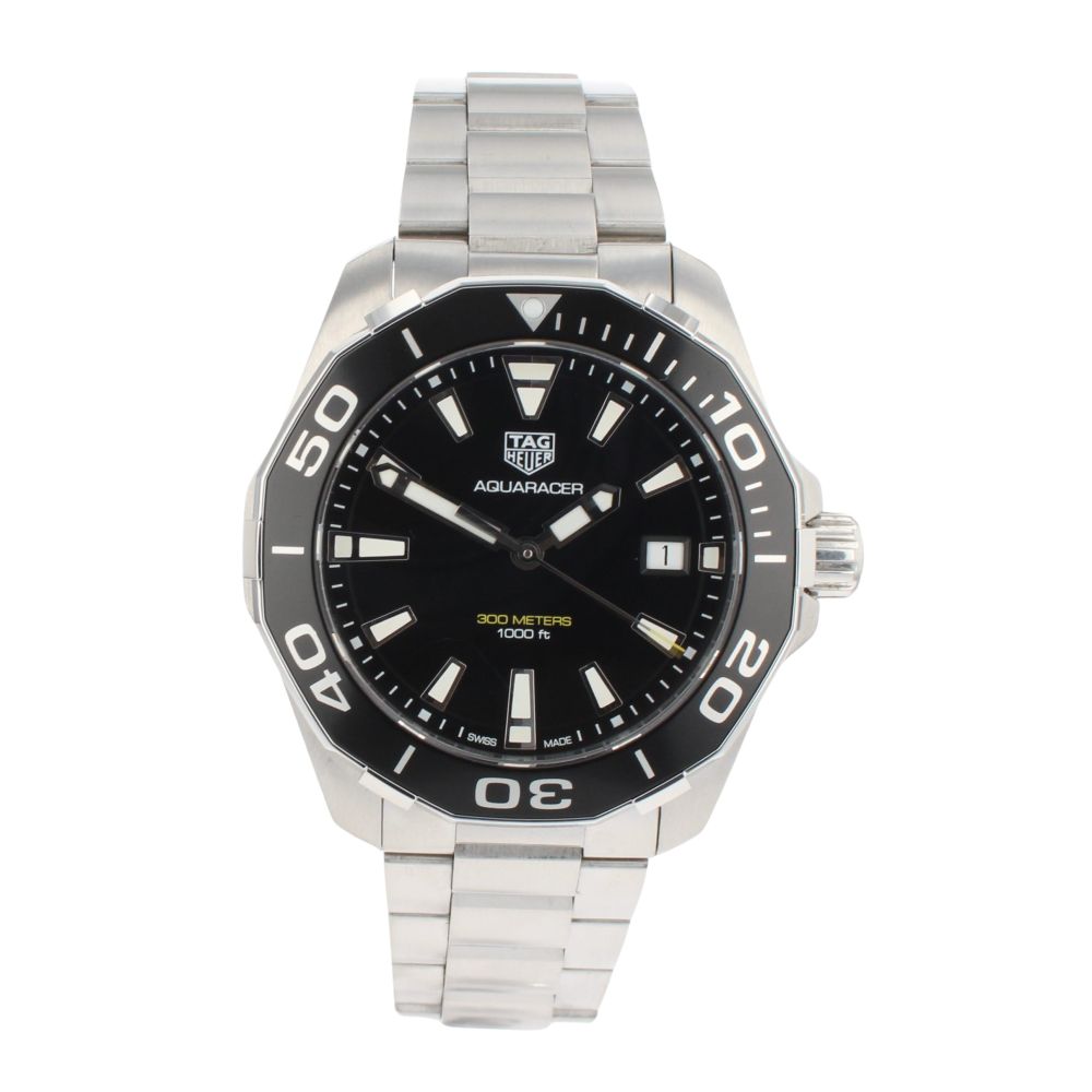 Tag Heuer Aquaracer Pre Owned Watch Ref WAY101A | Ramsdens Jewellery