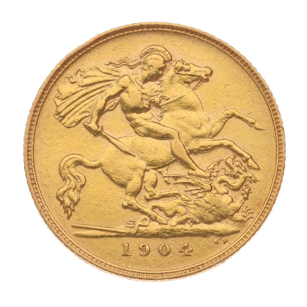 1904 Edward VII Half Sovereign Coin RAMS983361594002 | Ramsdens Jewellery