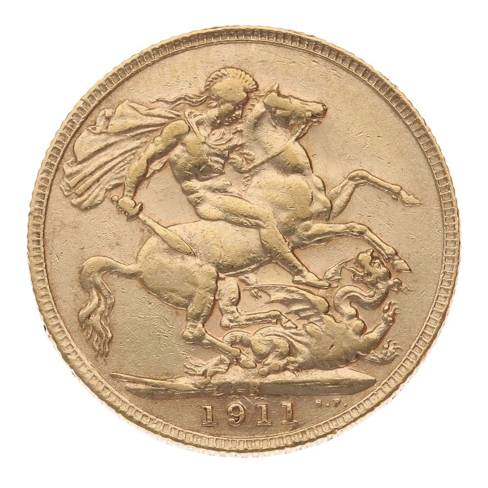 1911 George V Full Sovreign Coin RAMS187374551001 | Ramsdens Jewellery