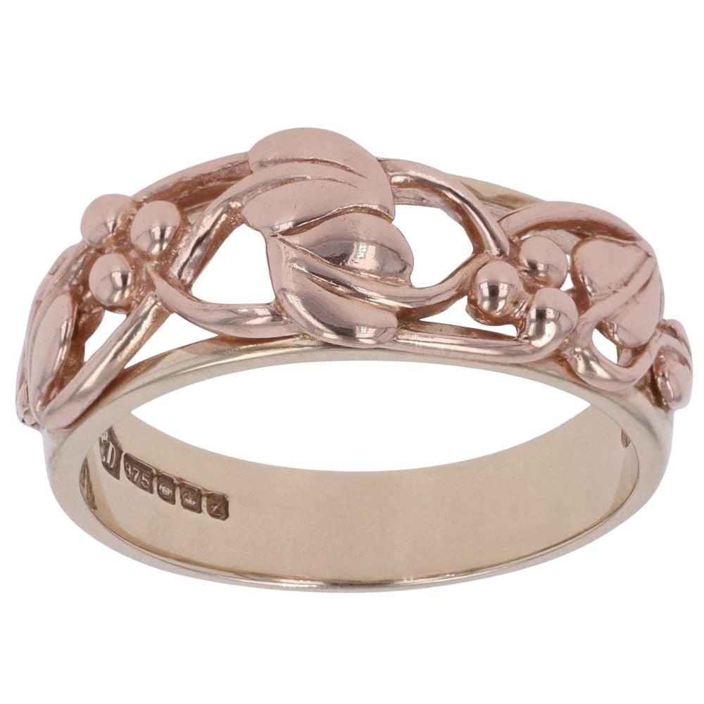 9ct Yellow and Rose Gold Clogau Tree Of Life Ring RAMS970371730017 ...
