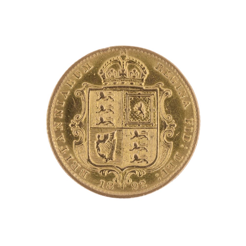 1892 Victoria Jubilee Half Sovereign Coin RAMS676326420001 | Ramsdens ...